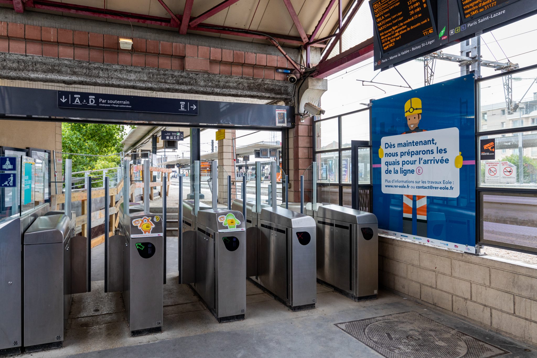 Carte interactive - EOLE - RER E