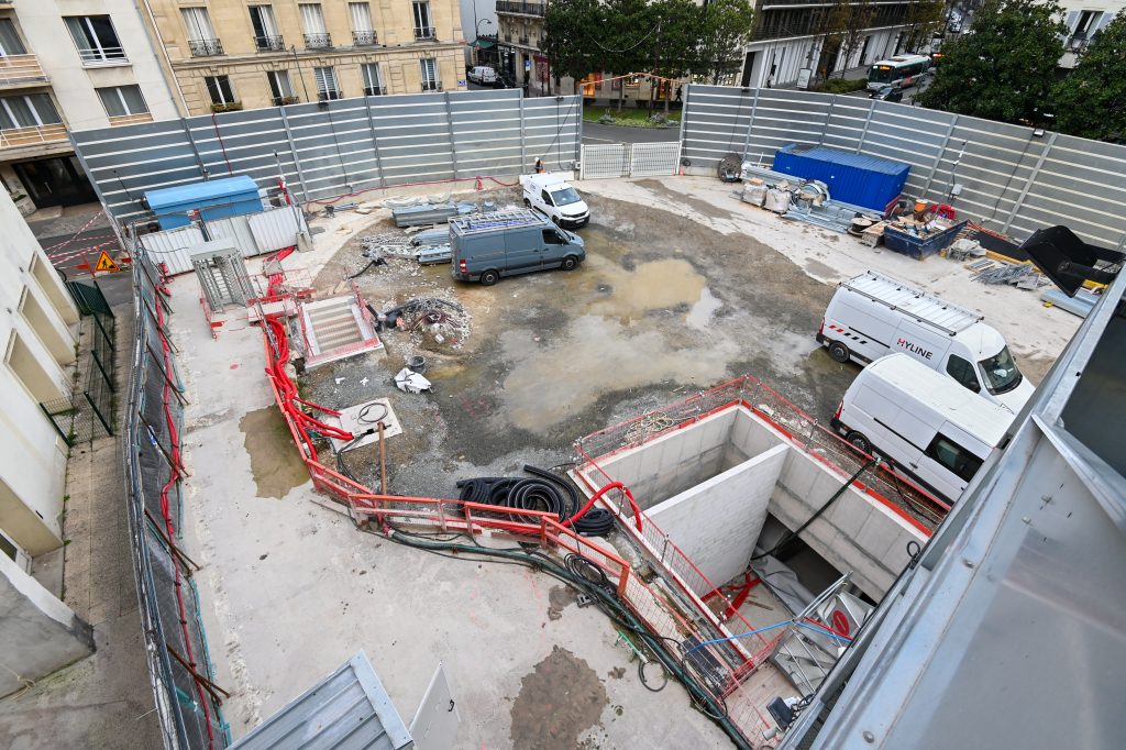 Opération bruyante Puits Gouraud - EOLE - RER E