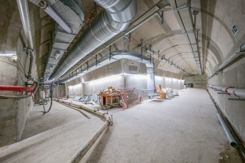 Les travaux du Puits Pasquier - EOLE - RER E