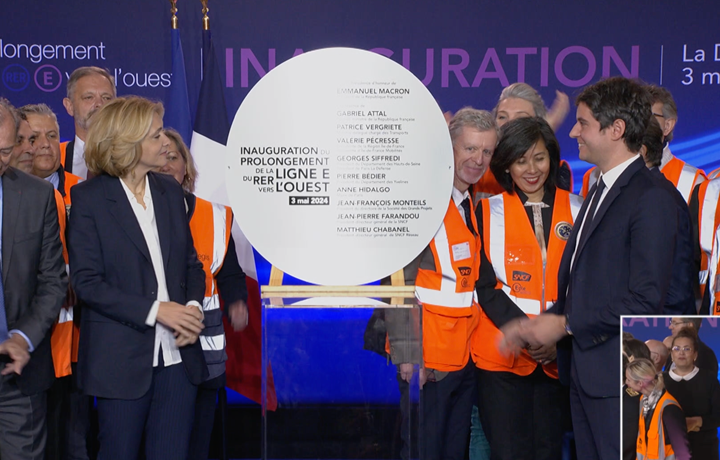 Inauguration Prolongement jusqu’à Nanterre - EOLE - RER E